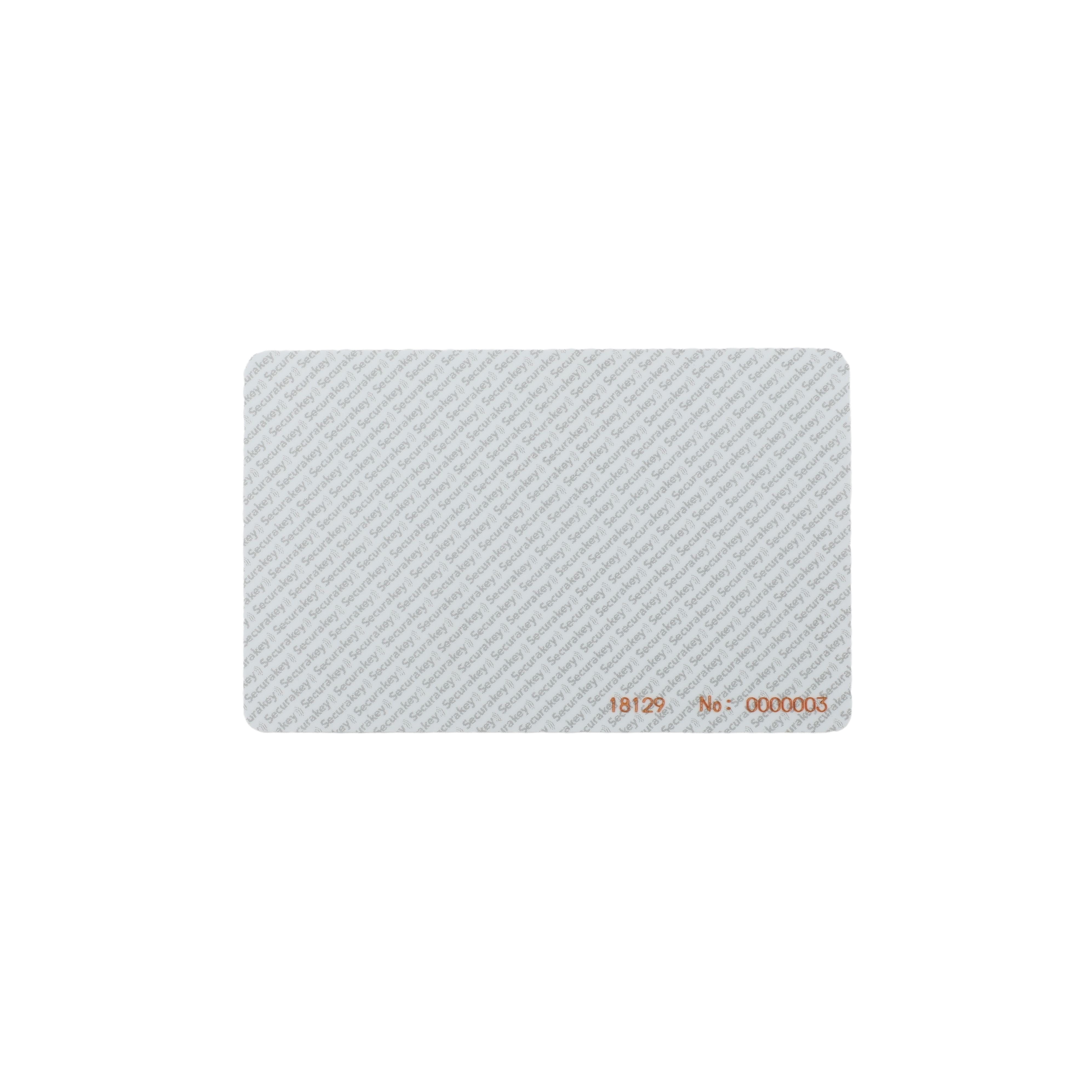 Secura Key Barium Ferrite Card w/ Numbering and Facility Code - SKC-06 ...